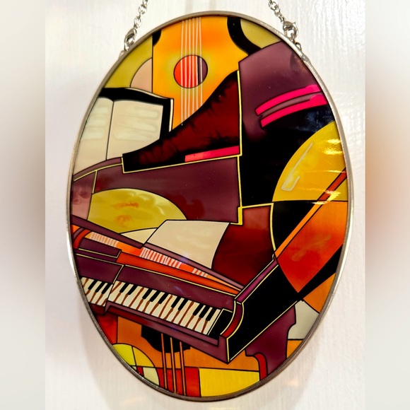 Amia | Accents | Paul Brent Hand Painted Amia Of Denver Glass Piano ...